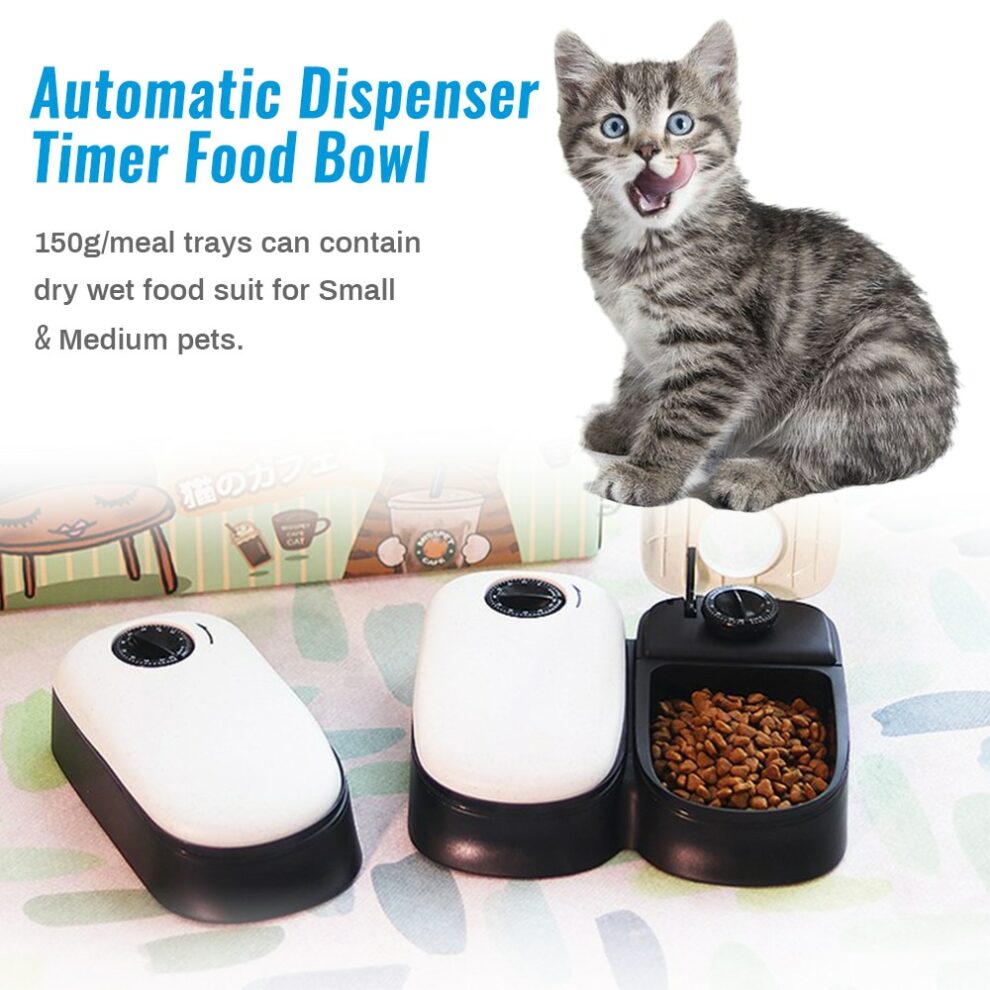 Automatic Pet Feeder With Timer For Cats Dogs Dry Food Dispenser ...