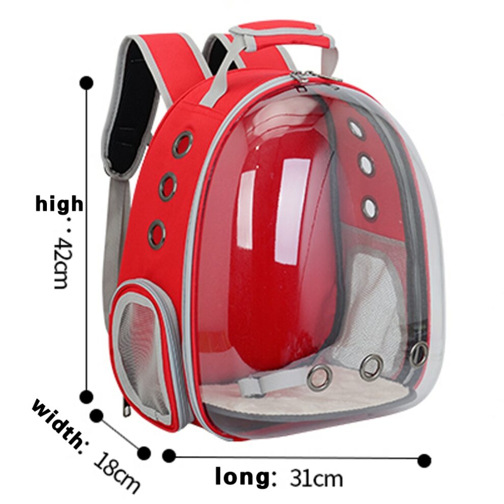 Transparent Astronaut Cat Backpack Space Capsule Pet Travel Carrier ...