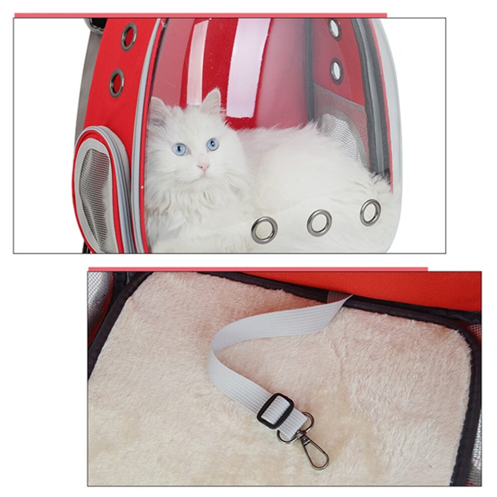 Transparent Astronaut Cat Backpack Space Capsule Pet Travel Carrier ...