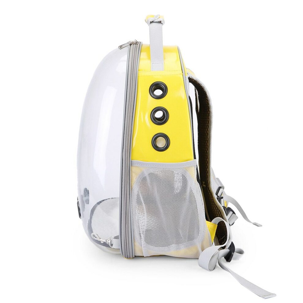Transparent Hard Shell Portable Dogcat Outdoor Travel Carrier Backpack ...