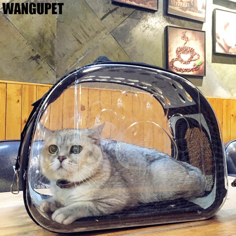 Breathable Transparent Folding Pet Backpack For Cats And Dogs Travel ...