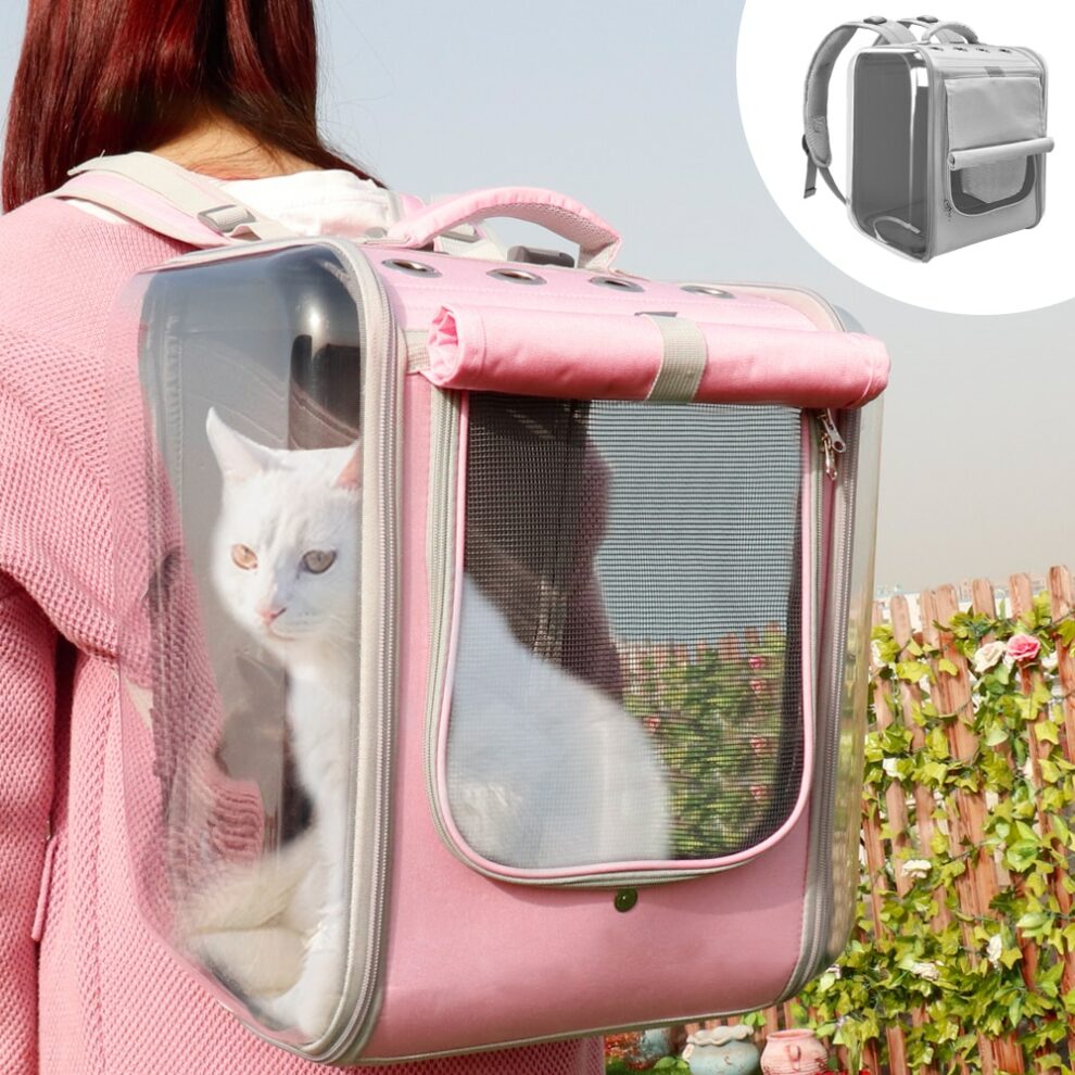 Deluxe Breathable Summer Pet Backpack For Cats Large Luxury Bag ...