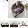 Corrugated Catnip Scratch Board Cat Scratcher Bed Kitten Nail Scraper ...