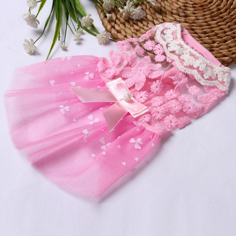 Small Pet Cat Lace Dress Summerspring Party Wedding Costume | CatsPros ...