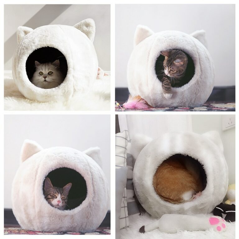 Winter Warm Pet Bed Cozy Cat Nest Puppy Kennel Dog Mat House | CatsPros ...