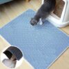 Double Layer Cat Litter Mat Antitracking Box Pad House Toilet Tray ...
