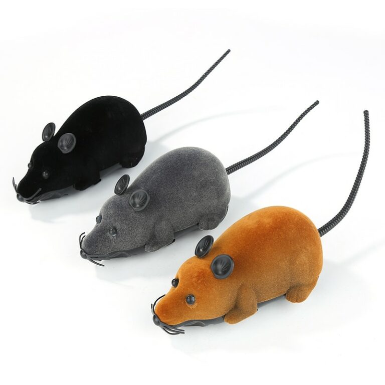 Wireless Remote Control Electronic Rat Toy Interactive Pet Cat Mouse ...