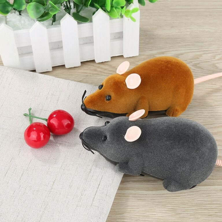 Wireless Remote Control Electronic Rat Toy Interactive Pet Cat Mouse ...