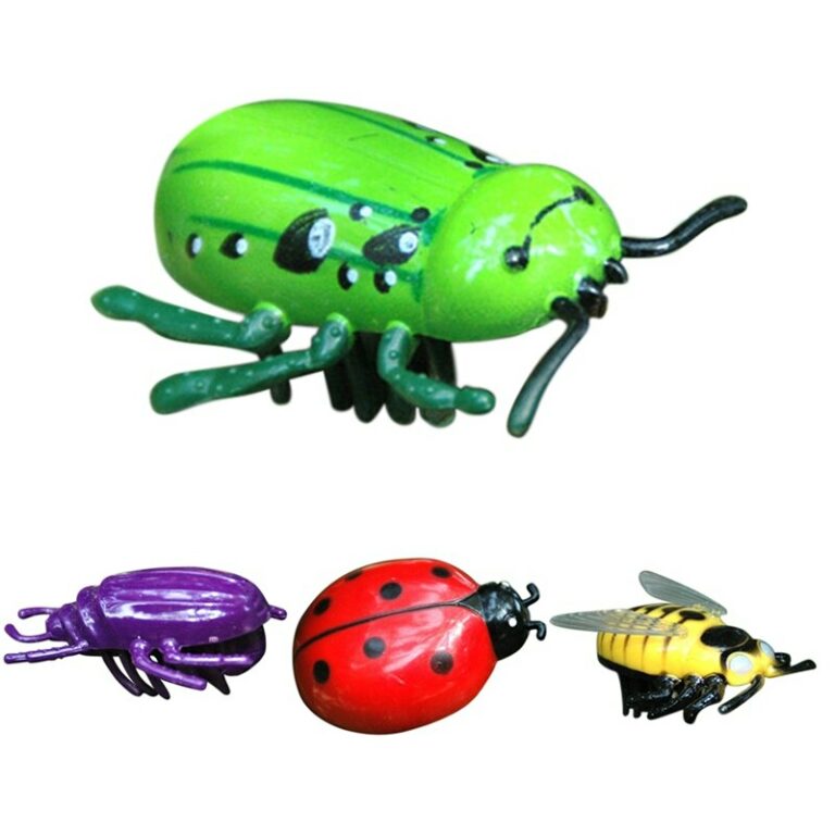 Interactive Batterypowered Mini Bug Toys For Cats Ladybug Hornet Beetle ...