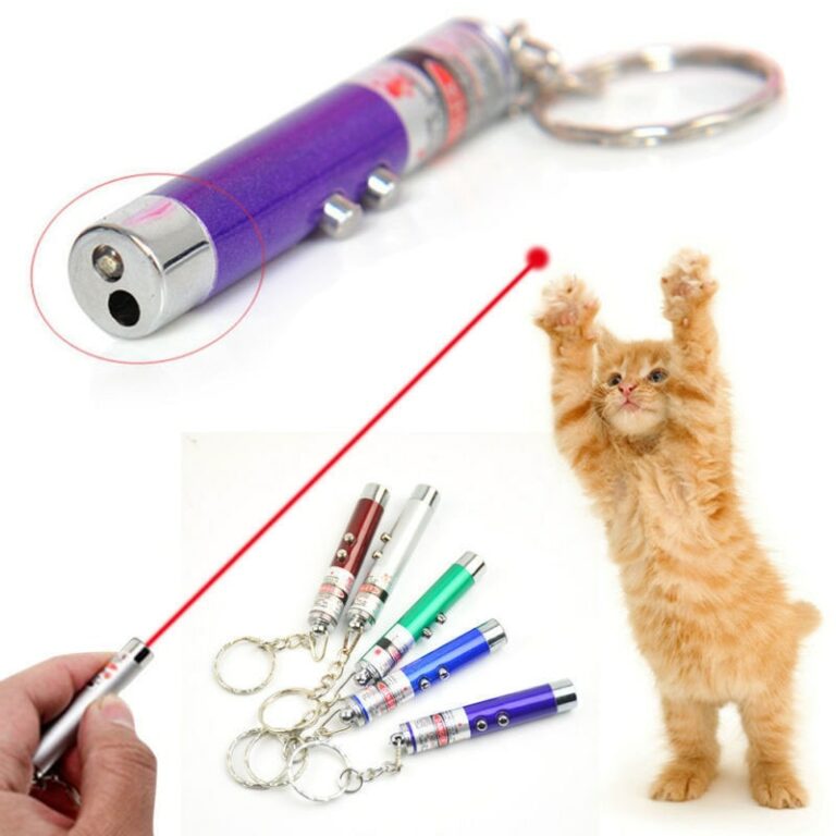 Interactive Led Laser Pet Toy Red Dot Light Pointer Pen For Cats ...