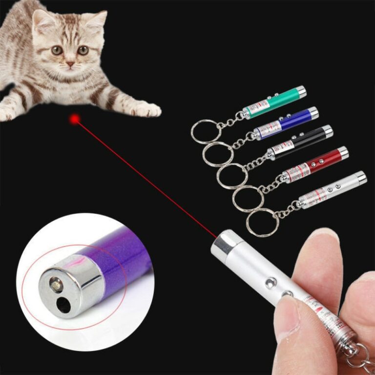 Interactive Led Laser Pet Toy Red Dot Light Pointer Pen For Cats ...