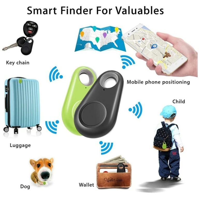 Bluetooth Gps Tracker Antilost Key Locator For Kids Pets Wallets ...