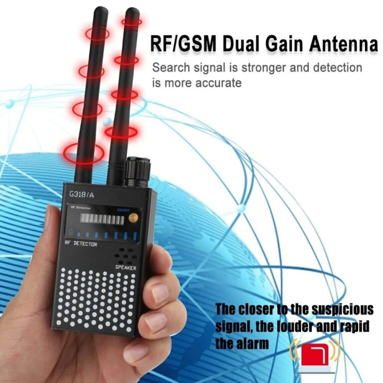 Full Range Rf Signal Detector 1mhz8ghz Gsm Bug Spy Hidden Device Finder ...