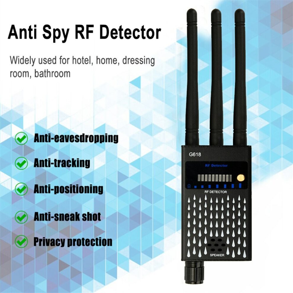 Full Range Rf Signal Detector 1mhz8ghz Gsm Bug Spy Hidden Device Finder ...